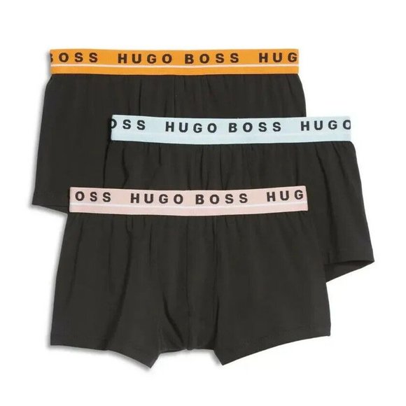 Hugo Boss | Underwear & Socks | Hugo Boss 3 Pack Black Multi Waistband ...